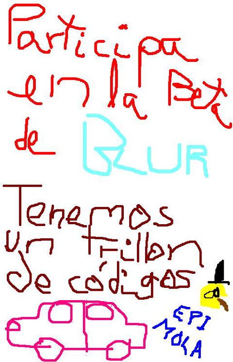 500 códigos de la beta de Blur para vosotros | El Pixel Ilustre